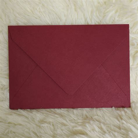 Wedding Envelope Invitation Envelope Maroon 5r 4r Envelope 10