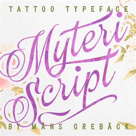 Myteri Script Font FontMagic