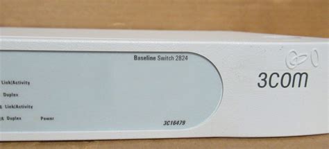 3com Baseline Switch 2824 24 Port 10 100 1000 Unmanaged Stackable
