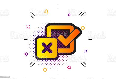 Checkbox Icon Survey Choice Sign Vector Stock Illustration Download