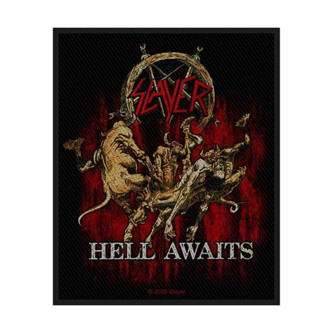 Slayer Hell Awaits Patch Eyesore Merch