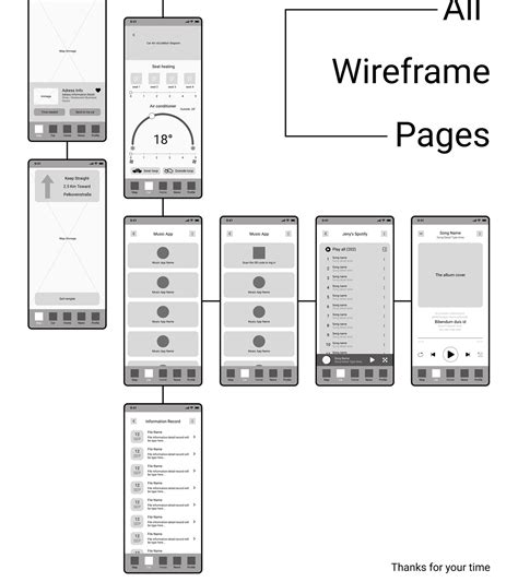 Daily Ui Ux Exercise 13 Car Control App Wireframe On Behance