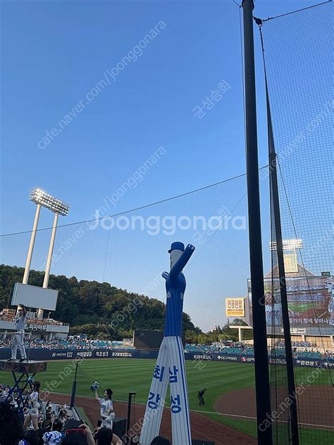 611 삼성vs롯데 외야미니테이블 2연석 양도합니다 스포츠 중고나라