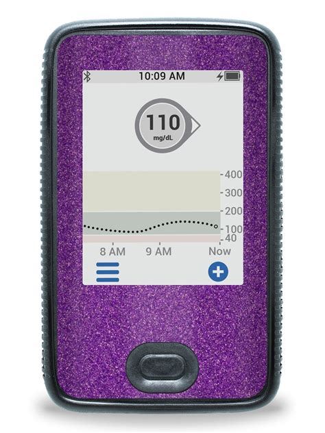 Sticker For Dexcom G6 Reader Purple Metallic Mydili Diabetes Accessories Etsy