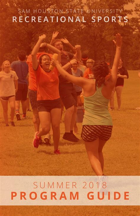 SHSU Rec Sports Summer 2018 Program Guide By SHSU Recreational Sports