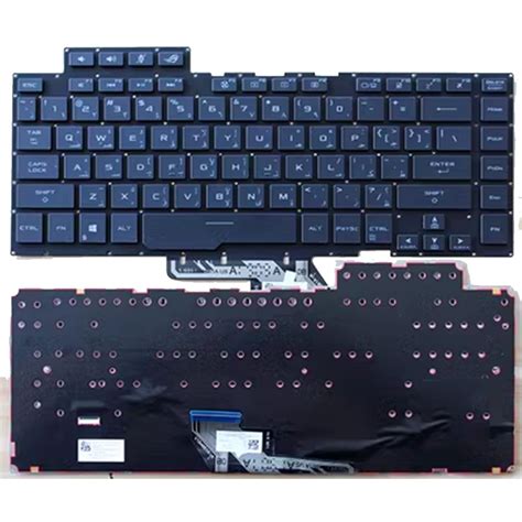 Laptop Keyboard For Asus Rog Zephyrus S Gx532gw Black With Rgb Backlit