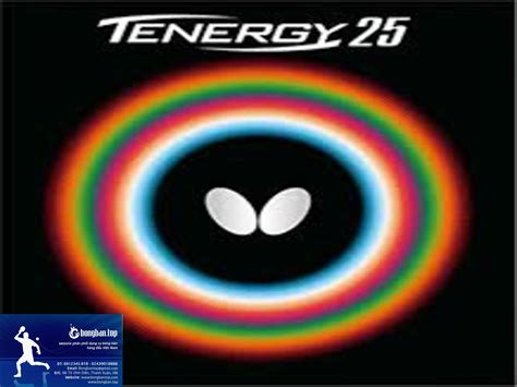 Mặt vợt Tenergy 25 - Mặt vợt Butterfly Nhật Bản- Bảo hành chính hãng ...