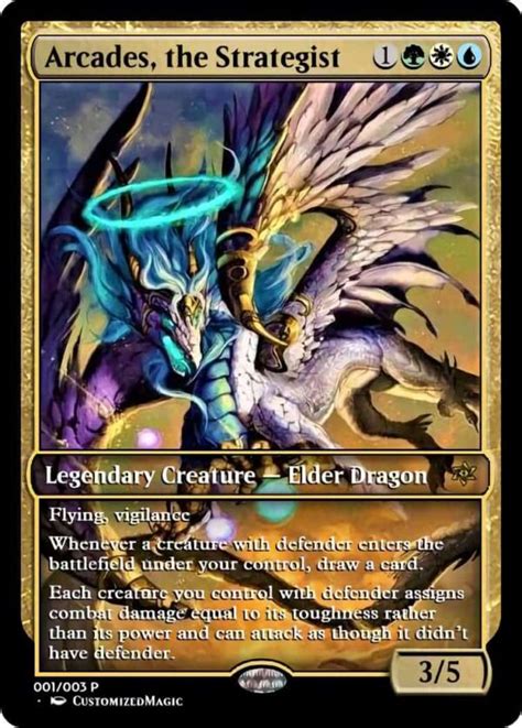 Arcades The Strategist Magic The Gathering Proxy Cards