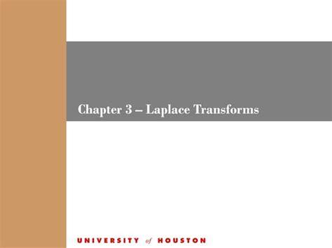 Chapter 03 Laplace Transforms 1pptx