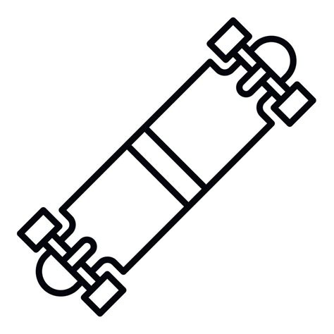 Speed Skateboard Icon Outline Style 15552496 Vector Art At Vecteezy
