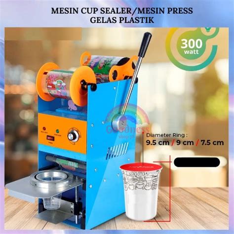 Jual CUP SEALER Mesin Press Gelas Plastik Mesin Cup Sealer Mesin Cup Sealer Manual Untuk