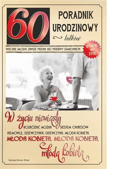 Karnet Urodzinowy Kartka Urodzinowa 60 URODZINY U Cena Opinie