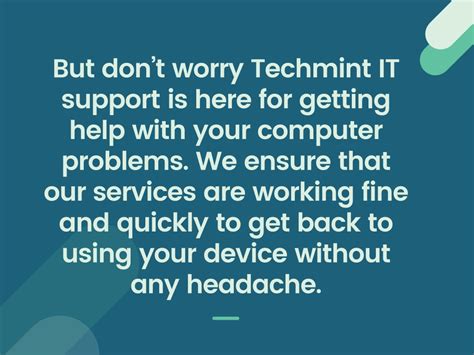 PPT Where To Get Help With Computer Problems Techmint PowerPoint
