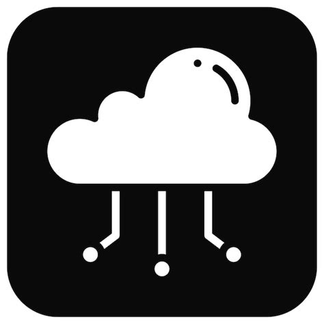 premium vector cloud connection vector illustration