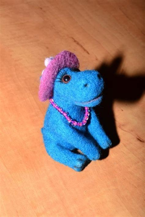 Игрушка валяная из шерсти бегемот мотя — цена 400 грн в каталоге Мягкие игрушки Купить детские