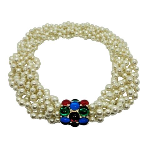 Scassi Jeweled Collar For Sale At 1stdibs