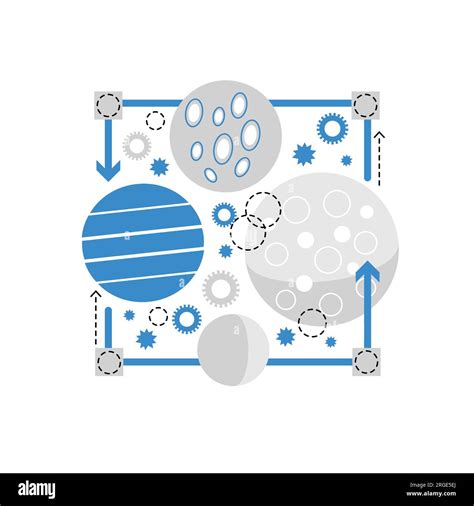 Planetology Science Research Of Solar System Planetary Science Vector