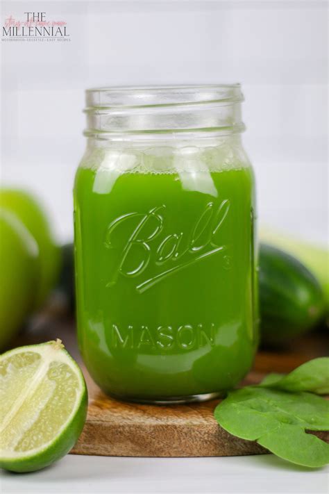 Green Juice Recipe For Beginners The Millennial Stay At Home Mom