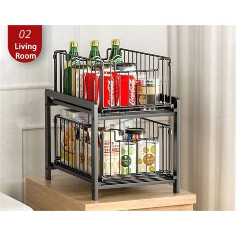 Jual Rak Dapur Bawah Wastafel Kitchen Rack Rak Kabinet Lemari Dapur