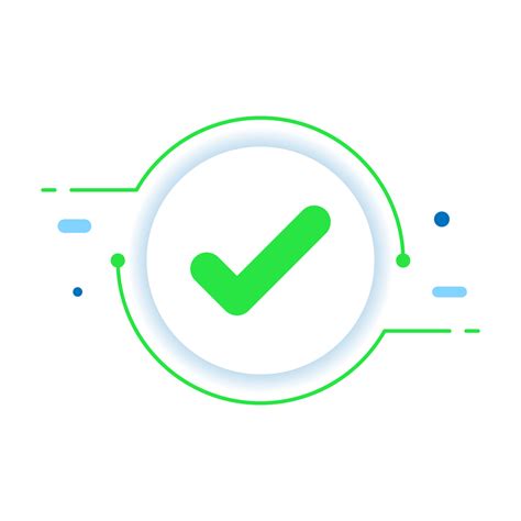 check mark done concept illustration flat design vector eps10 modern