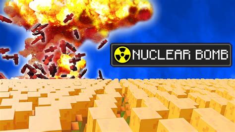 Nuke Explosion Minecraft