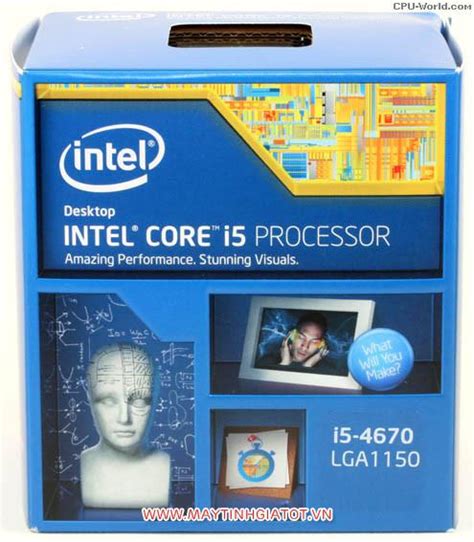 CPU INTEL CORE I5 4670 CŨ ( 3.4Ghz TURBO 3.8Ghz / 6M cache 3L ) | Vi ...