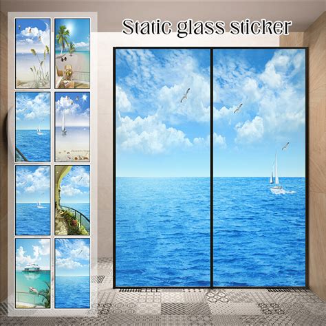 Decorative Window Film Ocean Window Privacy Film Sea Underwater World