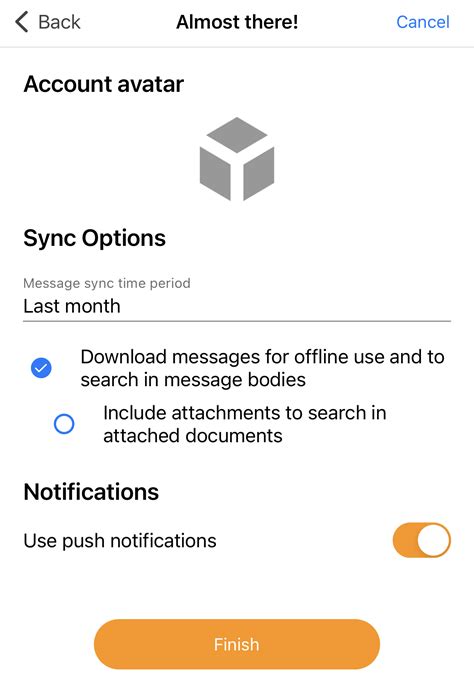 push notifications on em client for ios and android em client