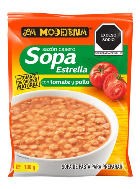 Sopa En Sobre Estrellitas La Moderna 100 Grs