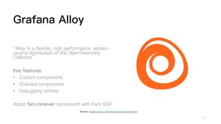 Grafana Alloy Best Practice Presented In COSCUP 2024 PPT
