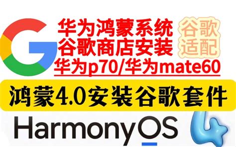 手把手教学华为鸿蒙系统安装谷歌商店三件套，华为p70和p60和华为mate70和60和50鸿蒙谷歌安装通用教学。 南俊速凯神 华为 哔哩哔哩视频