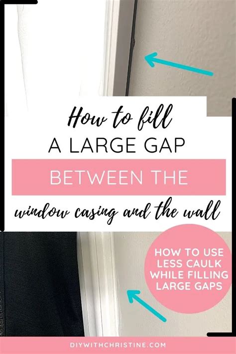 How To Fill A Large Gap Between Window Casing A Wall Picture Tutorial Artofit