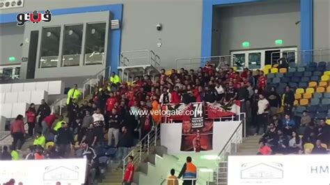 هتاف جماهير الأهلي للاعبين في مباراة كأس سوبر السلة أمام الاتحاد Youtube