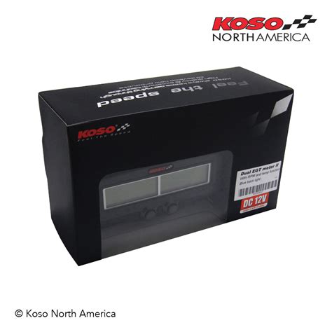 EGT 02R Dual EGT Meter With Water Temperature RPM KOSO North