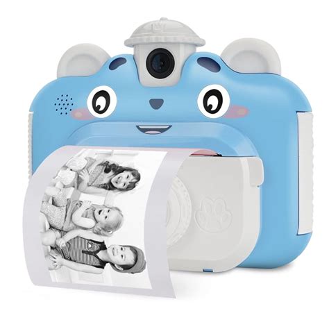 Kids Blue Instant Camera with Printer|Photos & Videos|Fun Frames ...