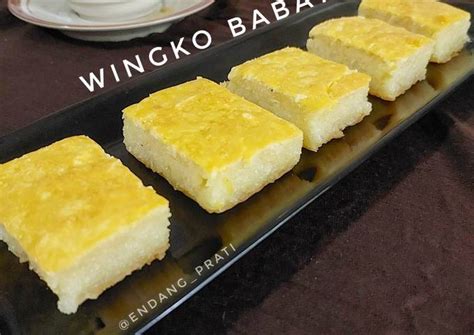 Resep Wingko Babat Oleh Endang Pratiwi Cookpad