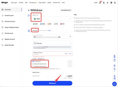 BingX Tutorial How To Deposit And Withdraw