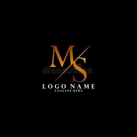 Ms Sm Logo Letter Monogram Slash With Modern Logo Designs Template