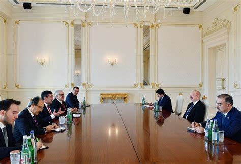 President Ilham Aliyev Receives Türkiyes Vp Photosvideo