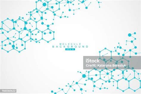 구조 분자 및 통신 Dna 원자 뉴런 설계를 위한 과학적 개념 점으로 연결된 선 의료 기술 화학 과학 배경 벡터 그림입니다 3차원 형태에 대한 스톡 벡터 아트 및 기타