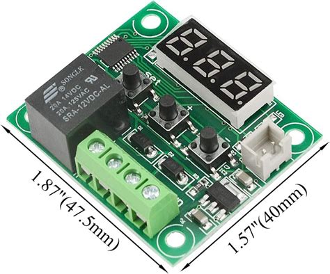 2 Unids W1209 Termostato Digital De Alta Precisión Control De