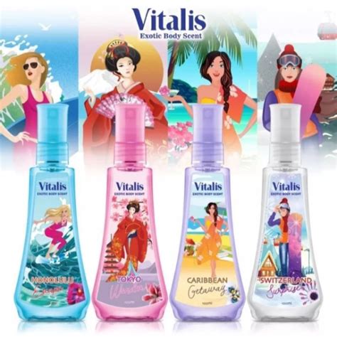 Jual VITALIS EXOTIC Body Scent Parfum 100Ml Shopee Indonesia