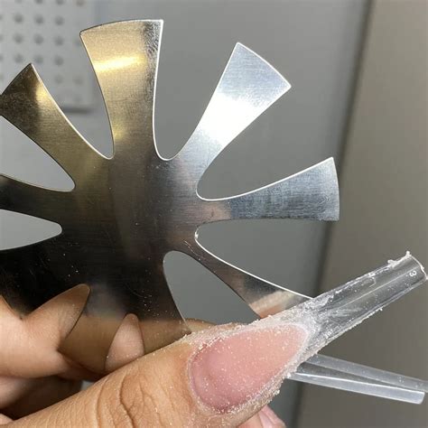 이달의아트 네일엑스포 네일 커터 플레이트 프랑스 스타일 V 모양 스테인레스 스틸 아트 에지 트리머 컷 U 티몬