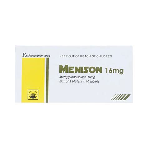 Thuốc Menison 16mg Pymepharco Giảm Viêm Giảm đau