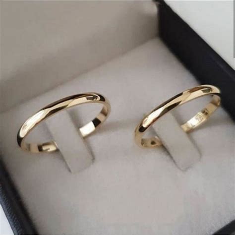 Par De Alianças 2mm Casamento E Noivado Moedas Antigas Shopee Brasil