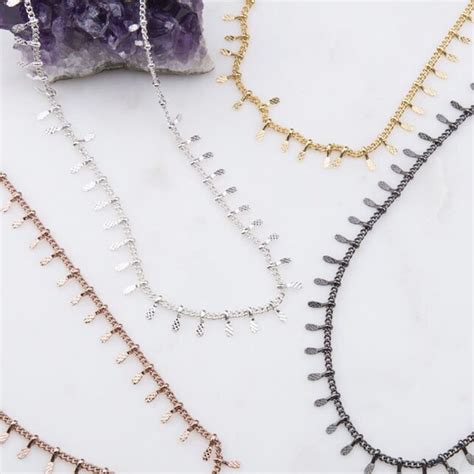 Fringe Choker Etsy