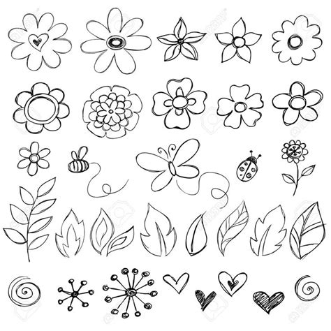 Flower Doodle Google Search Flower Doodles Flower Drawing Doodle