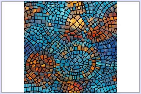 Mosaic Texture Seamless Pattern Graphic By Forhadx Creative Fabrica