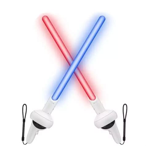 Light Beat Saber Handles Extension Grips Vr Controller For Oculus Quest 2 76 99 Picclick Au