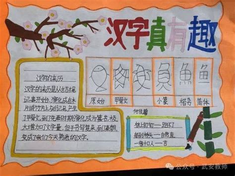 五年级关于汉字的手抄报内容简单（汇总10张） 手抄报图片大全